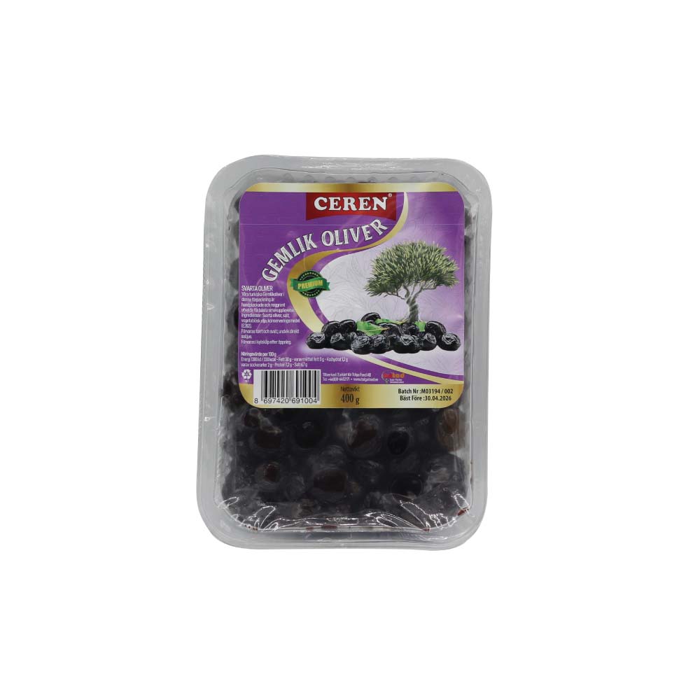 Ceren Black Olives 400g – CEREN